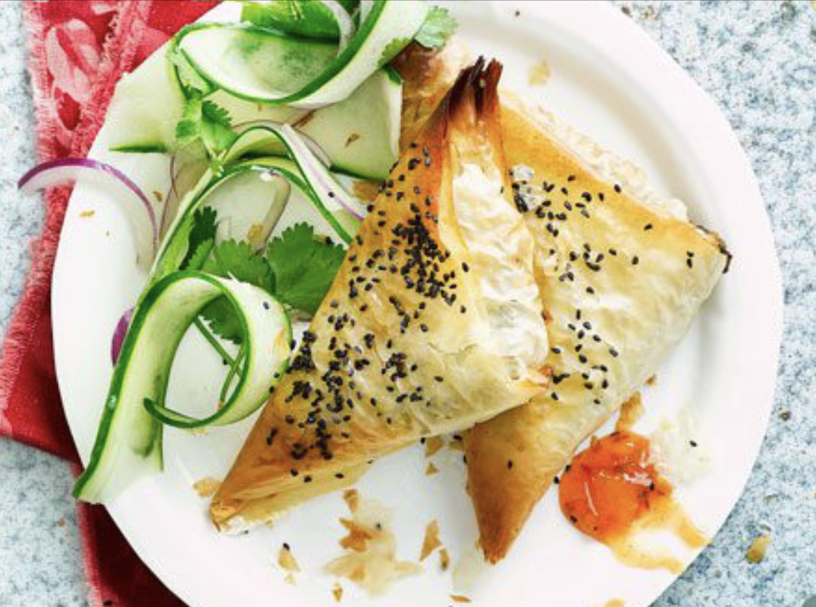 Spinach And Sweet Potato Samosas (V) Recipe - yhangry