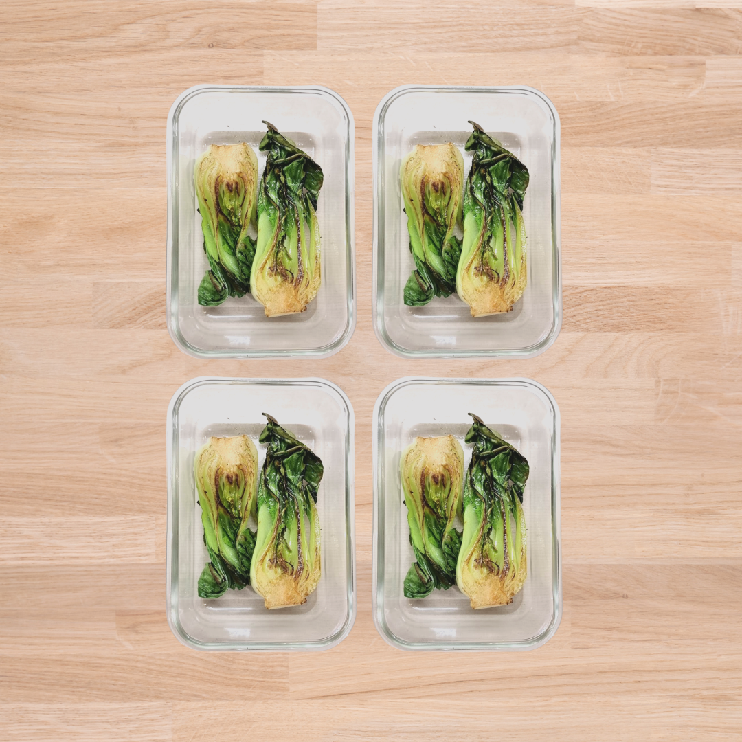 Charred Pak Choi - Four Servings Recipe - yhangry