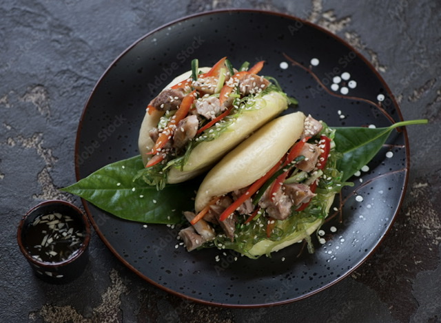 Prawns Tempura And Curry Spicy Cabbage Bao Bun Recipe - yhangry