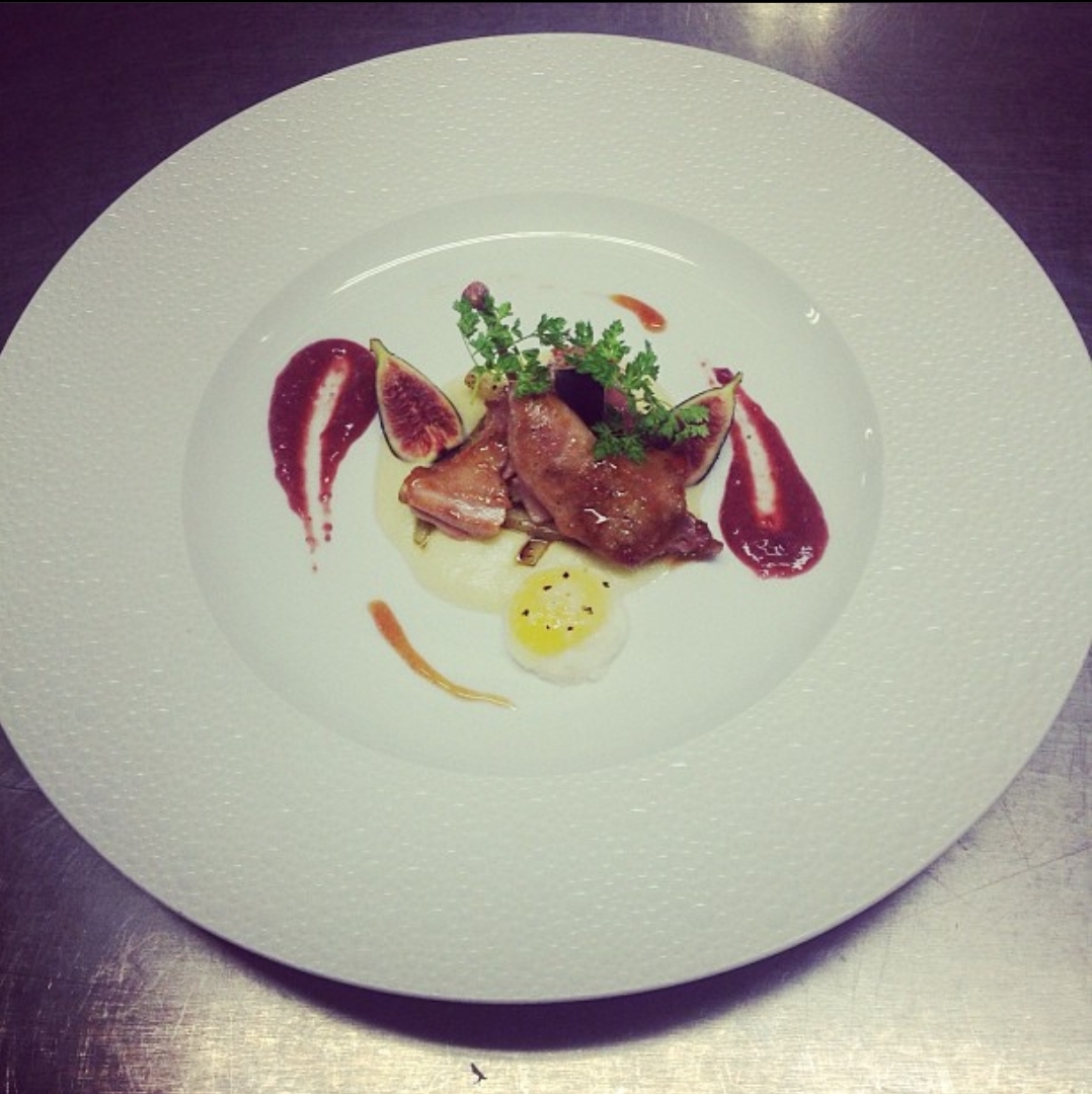 Quail 3 Ways With Slow Cooked Figs With Cream Puree Recipe - yhangry